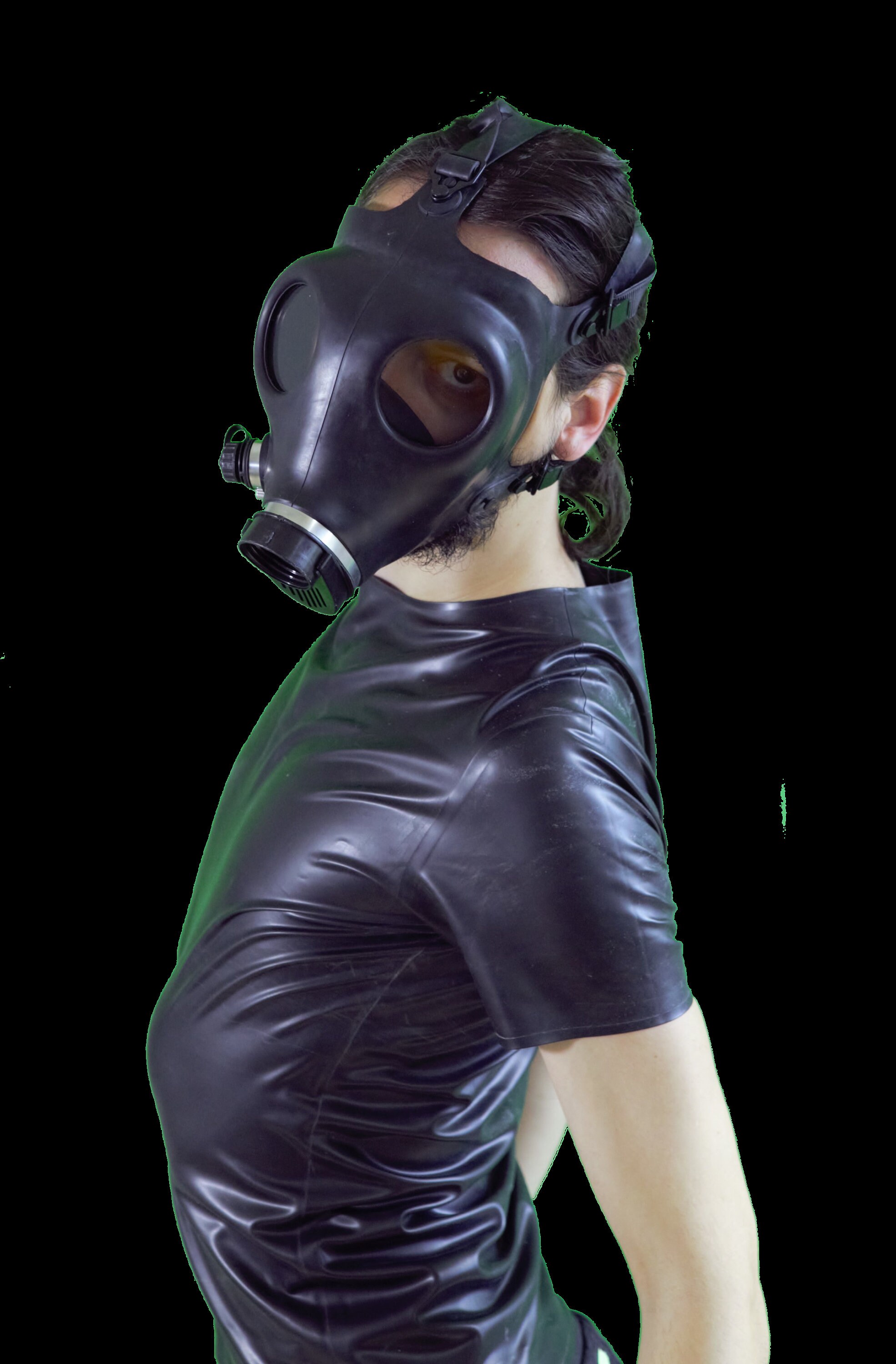 Israeli Gas Mask With Drinking Tube Rubber Fetish Gas Mask, Sub Dom ...