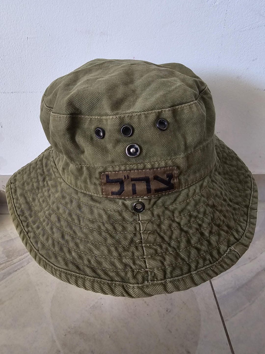IDF Israel Army Uniform Boonie Hat Combat Soldier With Insignia Size 59 ...