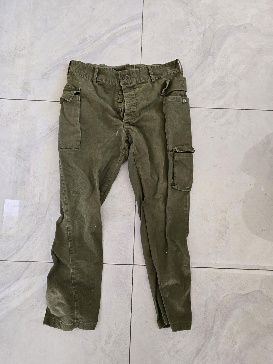 Genuine IDF Israel Army Combat Soldier Pants Size Large A637 Free ...