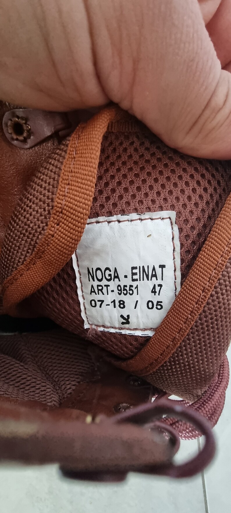 Genuine IDF Israel Army Paratrooper Boots Shoes Current Type Size 47 US ...