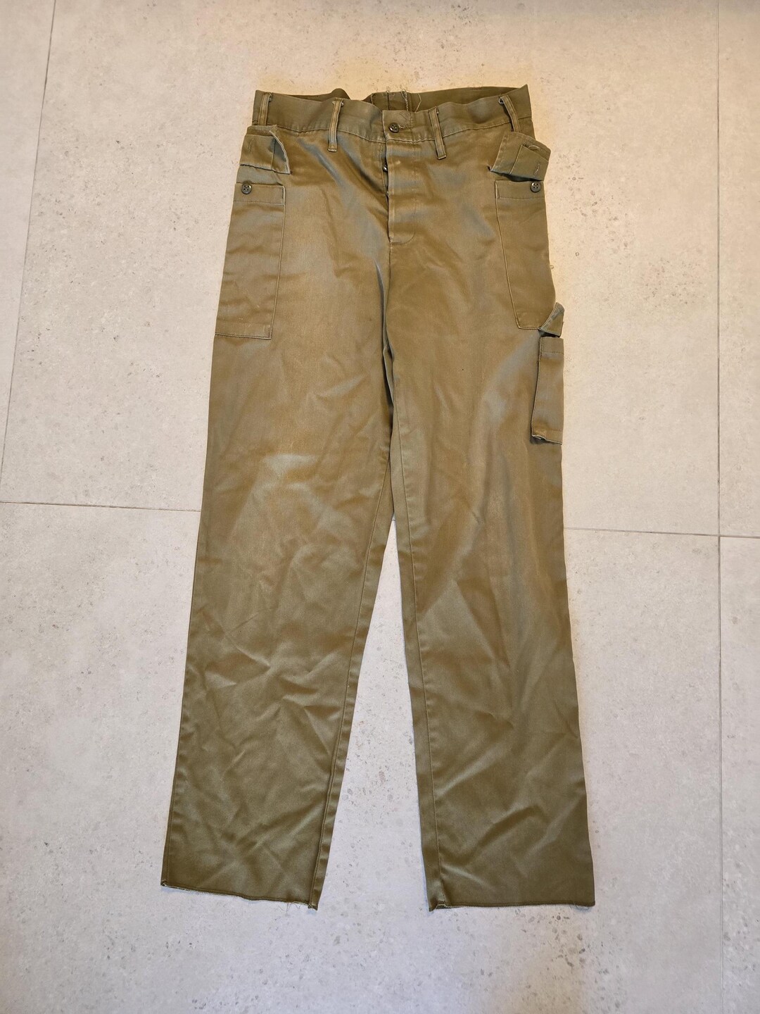 IDF Israeli Army Combat Pants Field Model Olive Drab Original Surplus ...