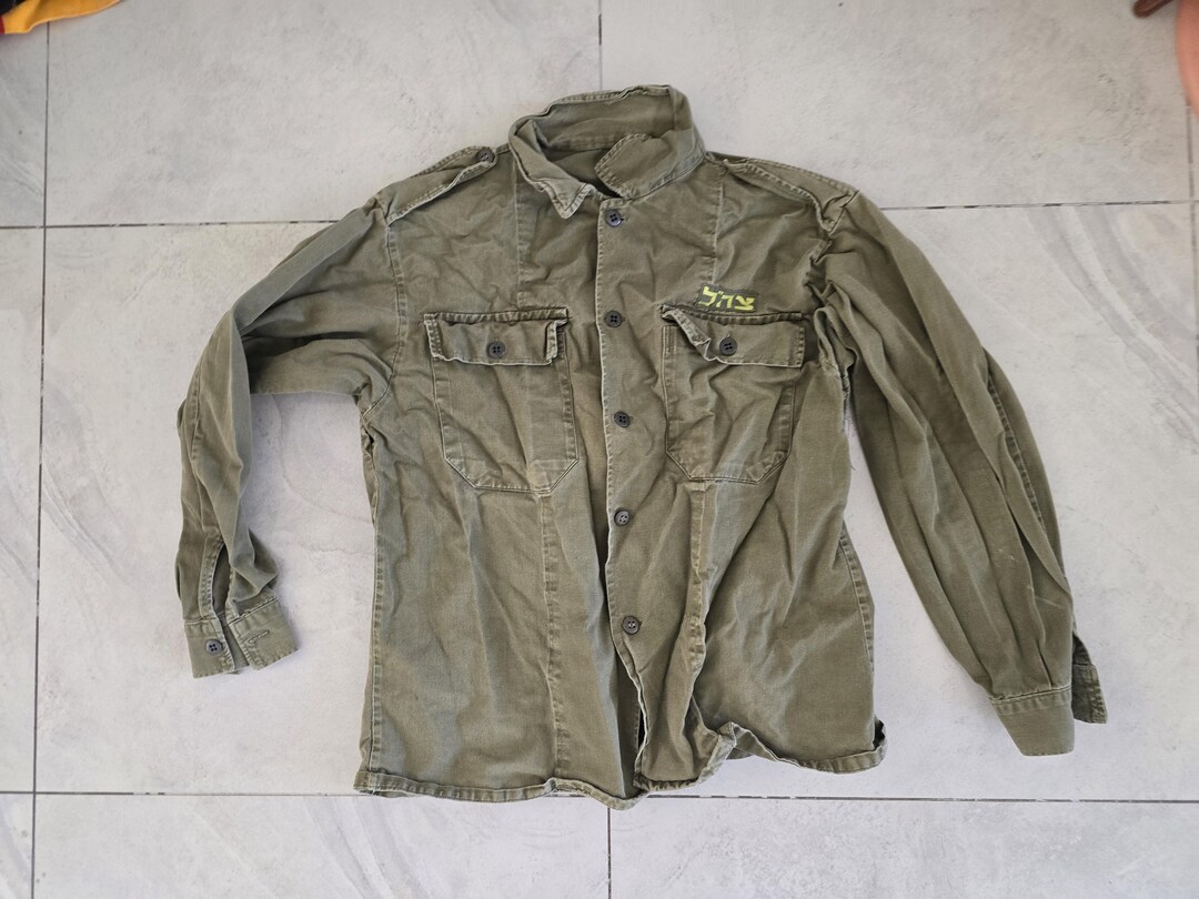 Genuine IDF Israel Army Combat Soldier Shirt Size Small A334 FREE ...