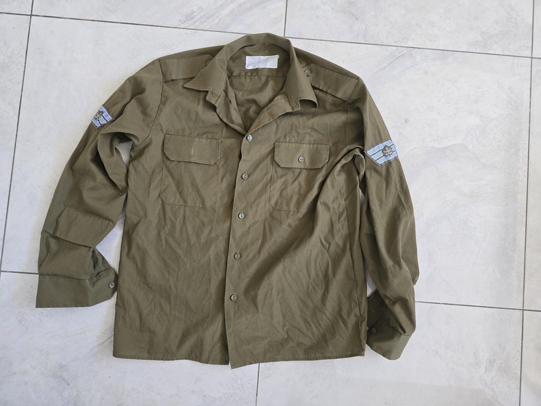 Genuine IDF Israel Army Combat Soldier Shirt Size Large Ranks A268 - Etsy