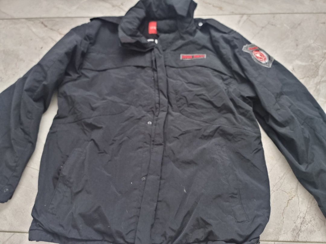 Genuine Israel Israeli Fire Fighter Jacket Parka Fleece With Insignia ...