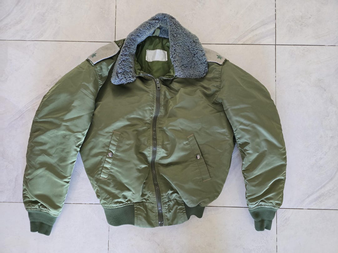 Genuine Original IDF Israeli Army Officers Parka Jacket Large Ranks ...