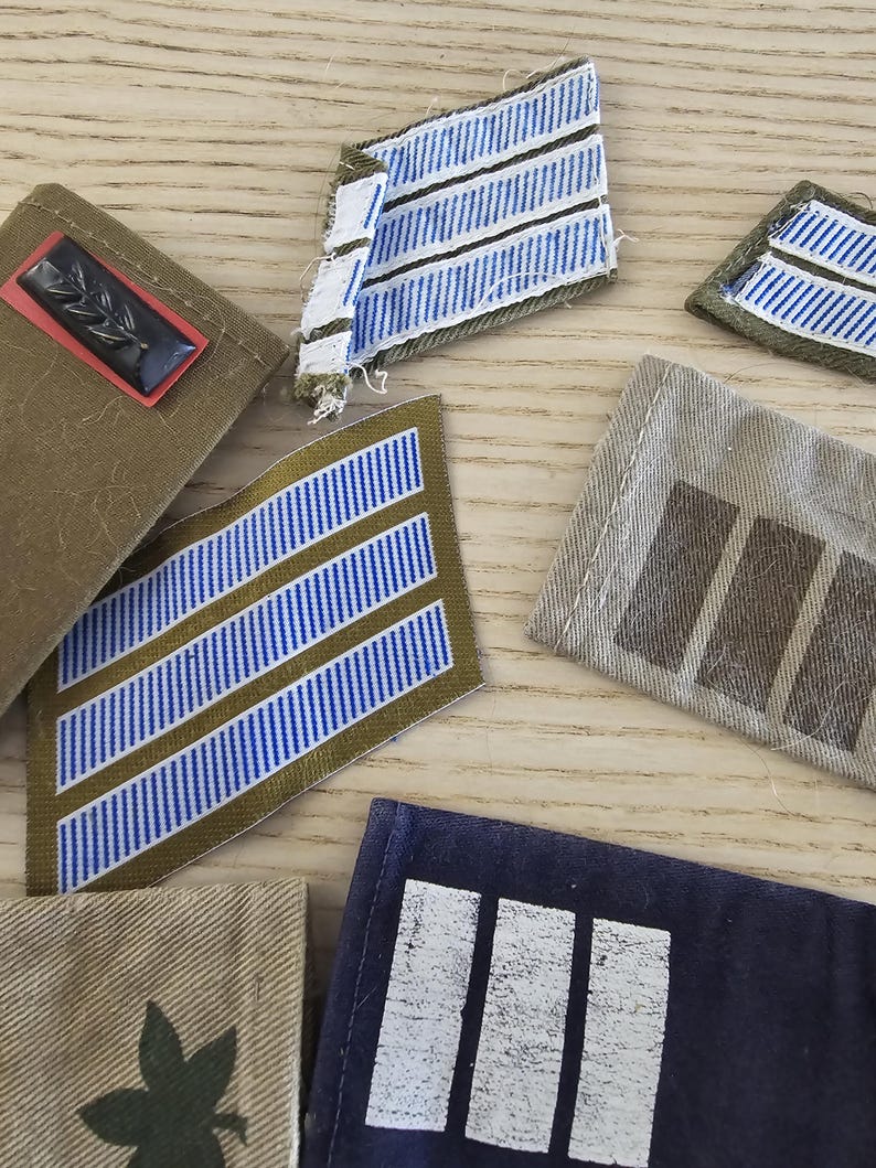 IDF Israel Army Uniform Genuine Assortment of Ranks D12 FREE SHIPPING ...