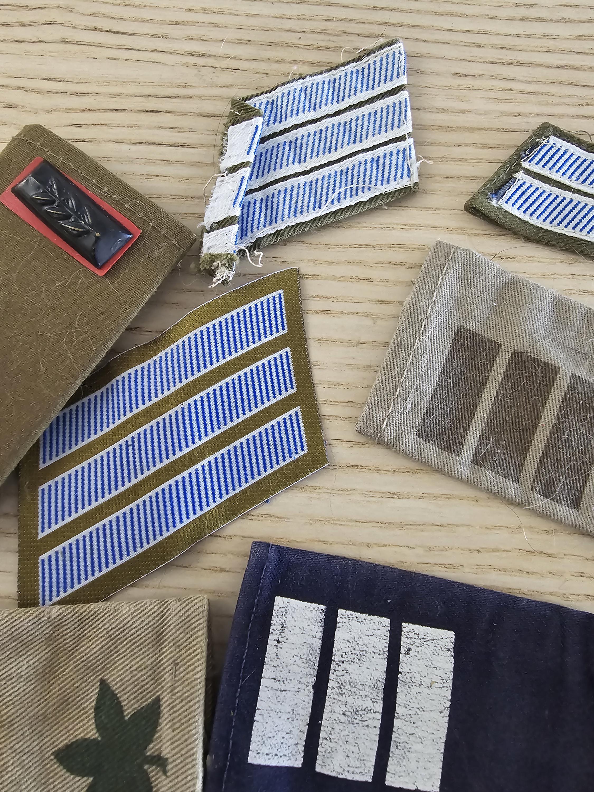 IDF Israel Army Uniform Genuine Assortment of Ranks D12 FREE SHIPPING ...