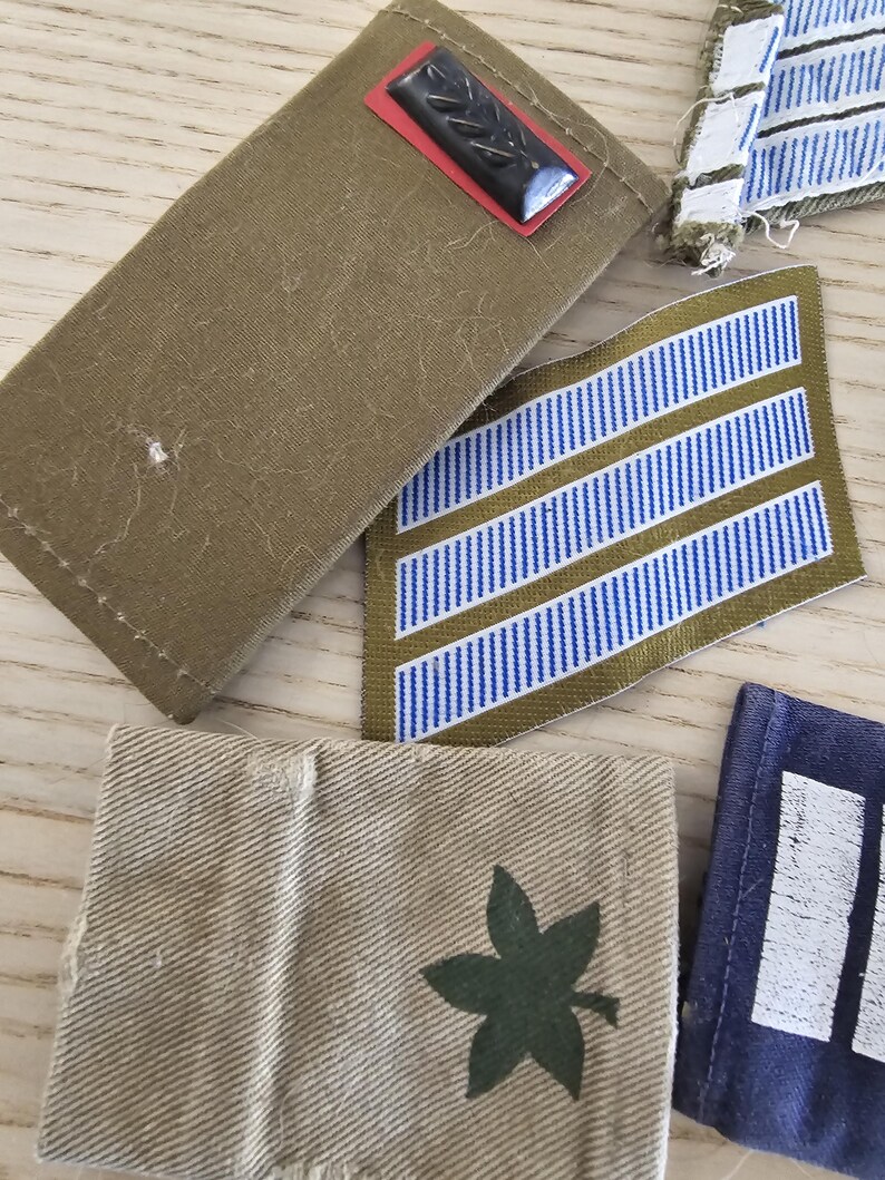 IDF Israel Army Uniform Genuine Assortment of Ranks D12 FREE SHIPPING ...