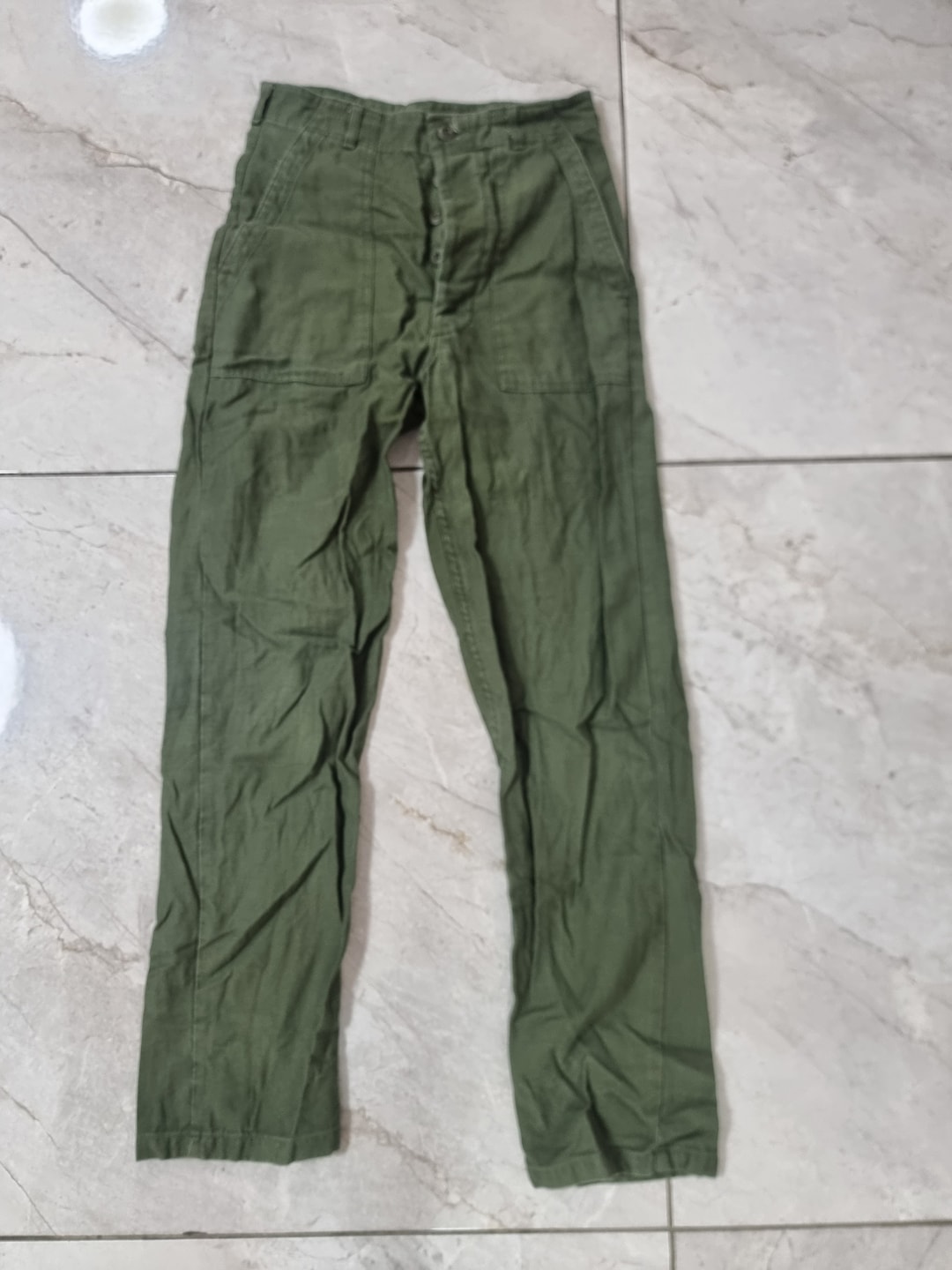 Genuine US Army Field Uniform Pants Trousers Og 107 Vietnam War Era ...