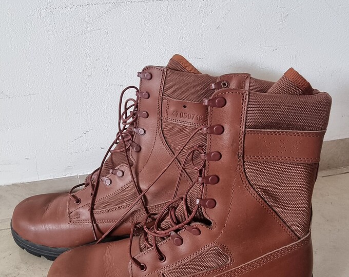 Genuine IDF Israel Army Paratrooper Boots Shoes Current Type Size 47 US ...