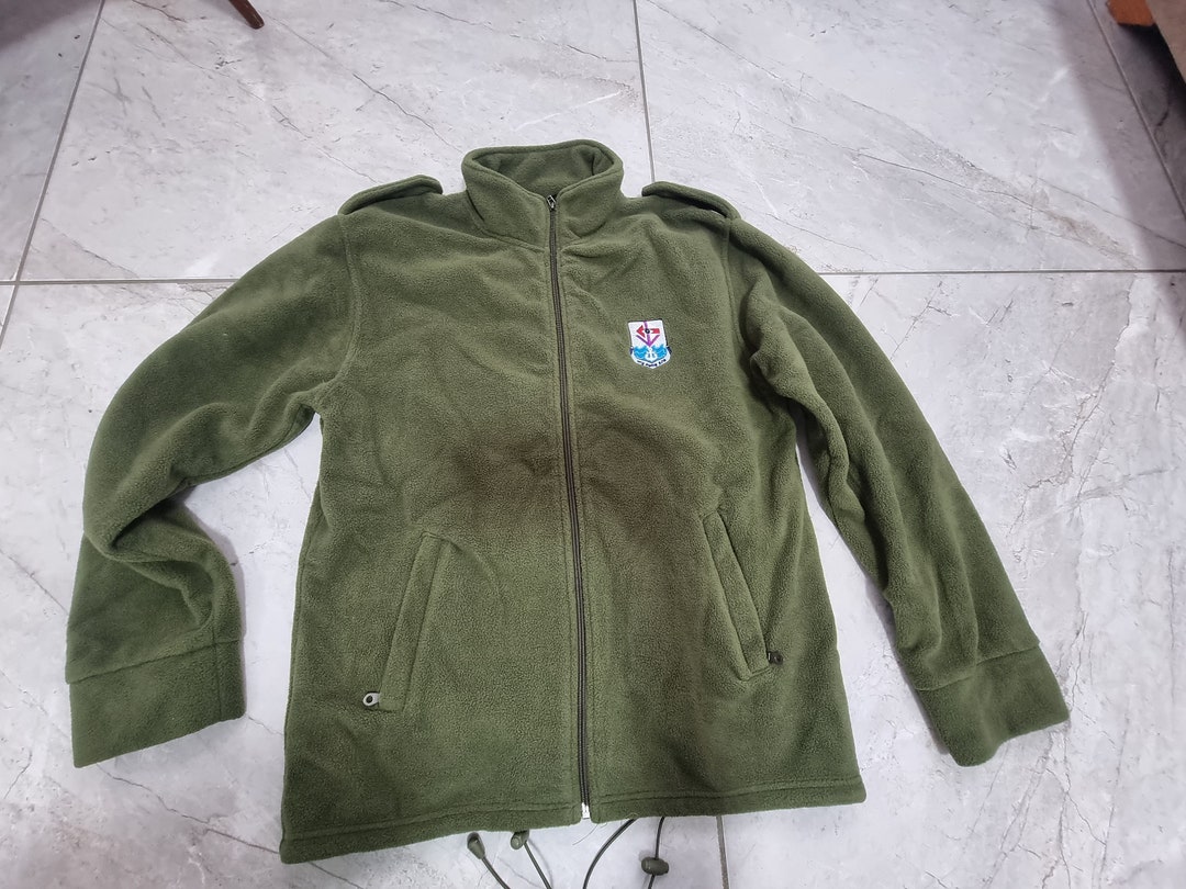 Genuine IDF Israel Army Fleece Jacket Parka Navy Medium FREE SHIPPING ...