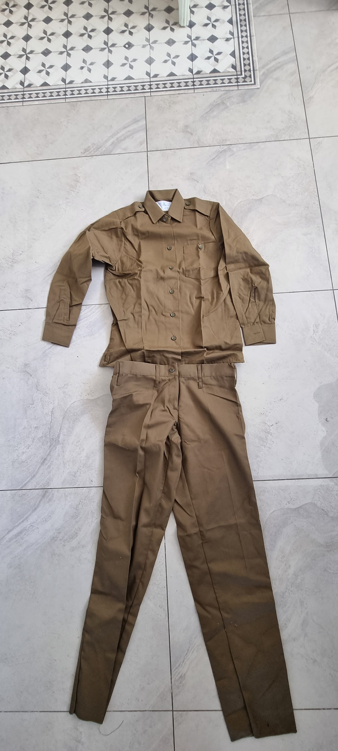 Genuine IDF Israel Army Uniform Set Female Soldier Shirt Pants FREE ...