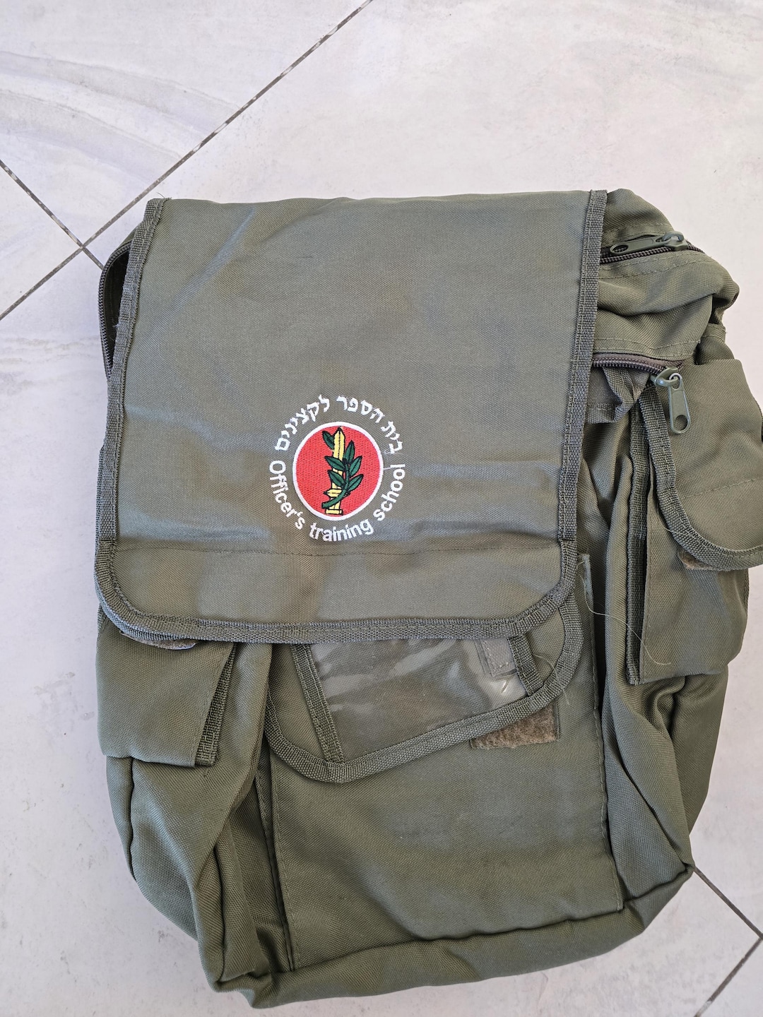 Genuine Israeli Army IDF Officer School Combat Soldier Backpack Bag ...
