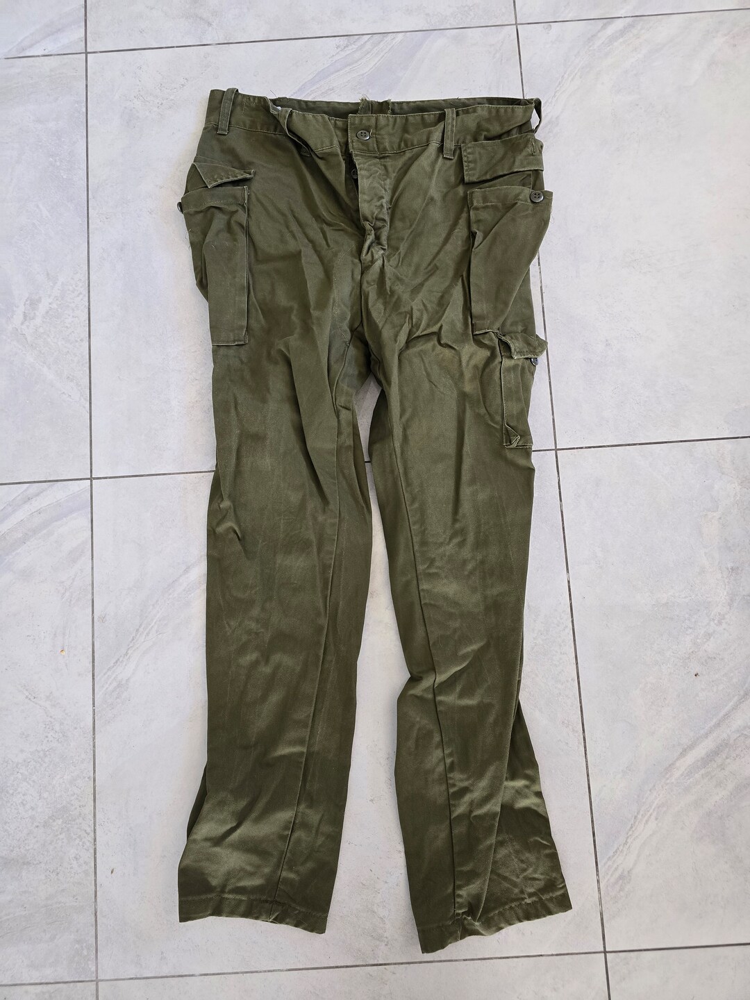 Genuine IDF Israeli Army Uniform Pants Size Medium With Insignia A229 ...
