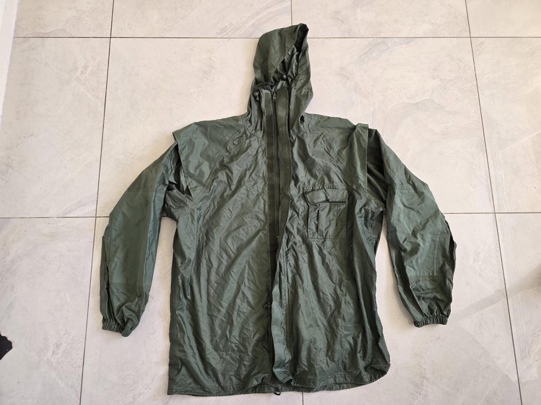 IDF Israel Army Combat Soldier Uniform Rain Proof Jacket L A165 FREE ...