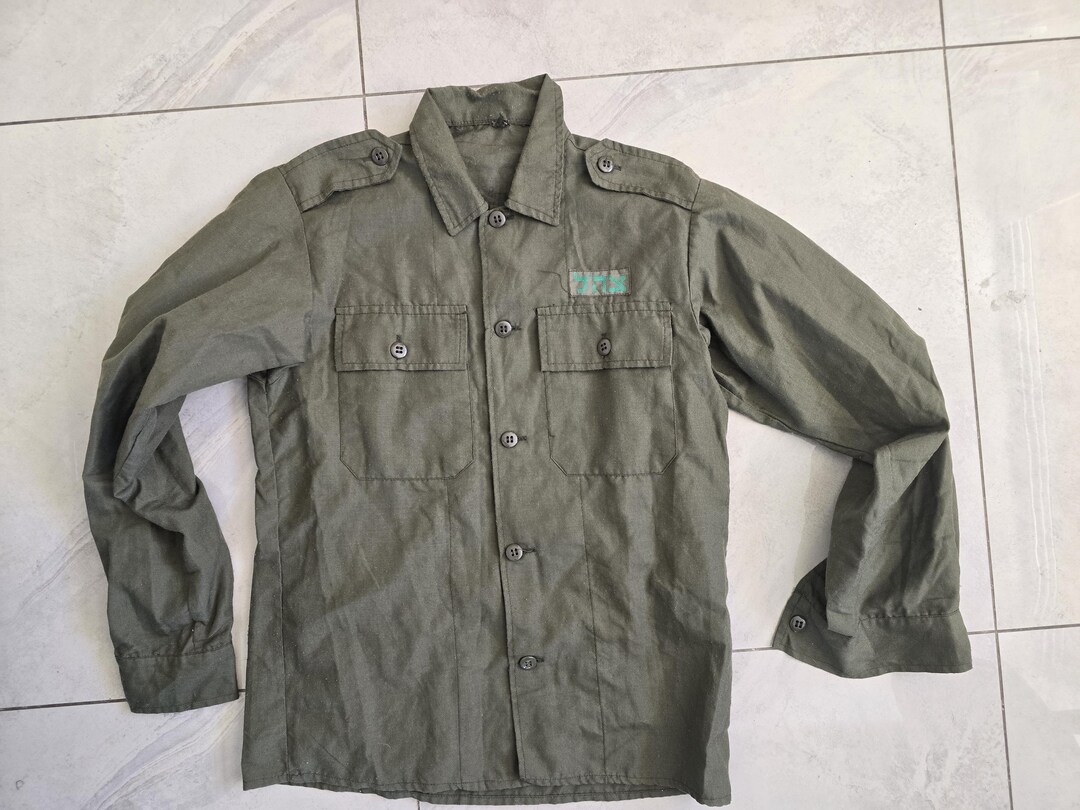 Genuine IDF Israel Army Combat Soldier Tanker Fire Proof Shirt Size ...