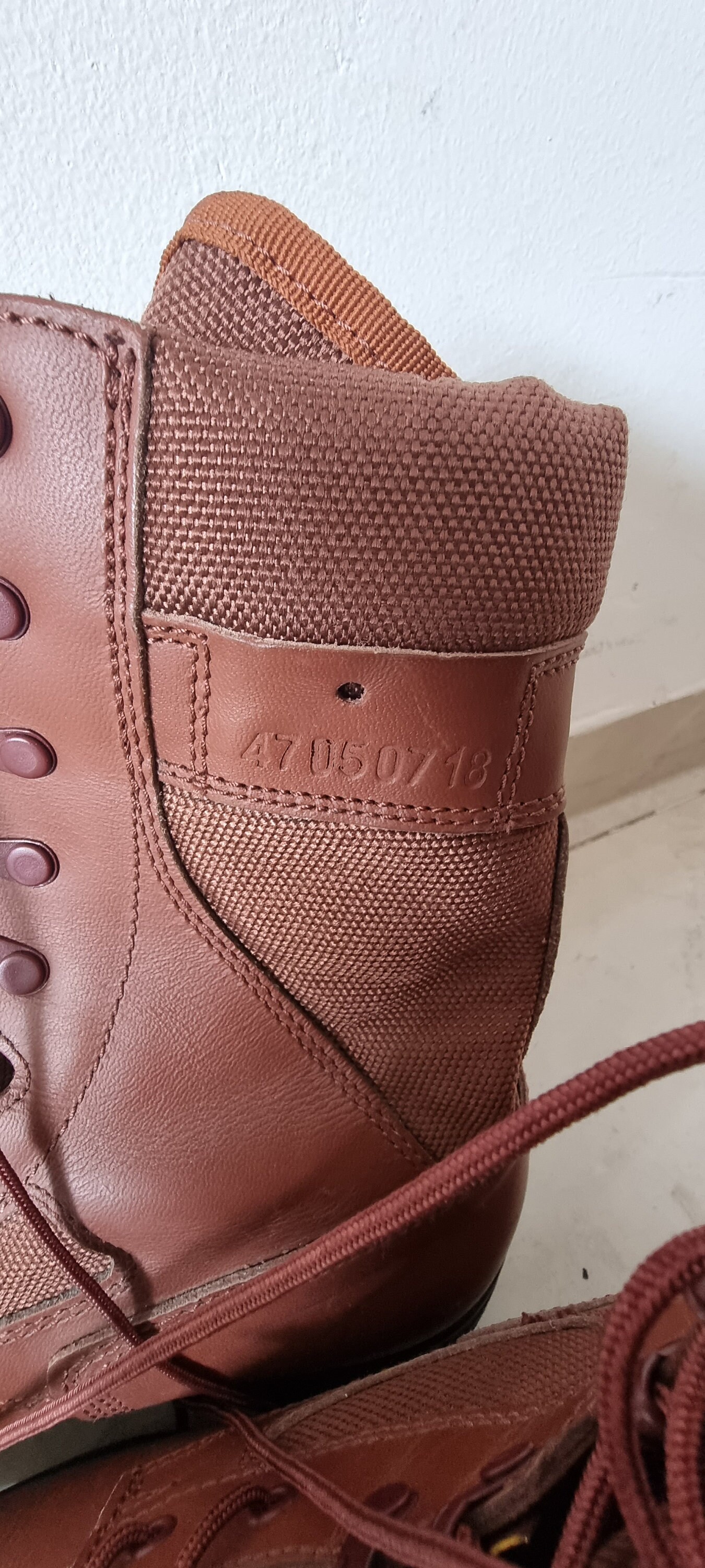 Genuine IDF Israel Army Paratrooper Boots Shoes Current Type Size 47 US ...