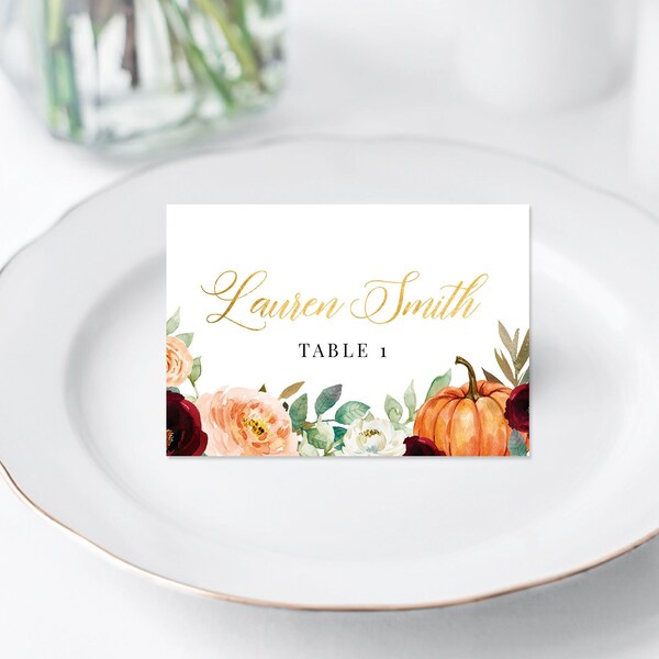 Burgundy Place Cards - Etsy