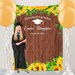 Graduation Party Photo Backdrop, Rustic Graduation Party Step and ...