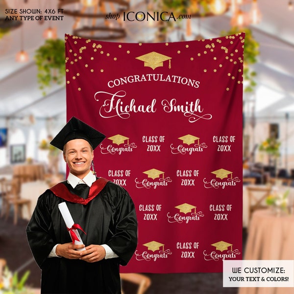 Burgundy Graduation Decorations - Etsy