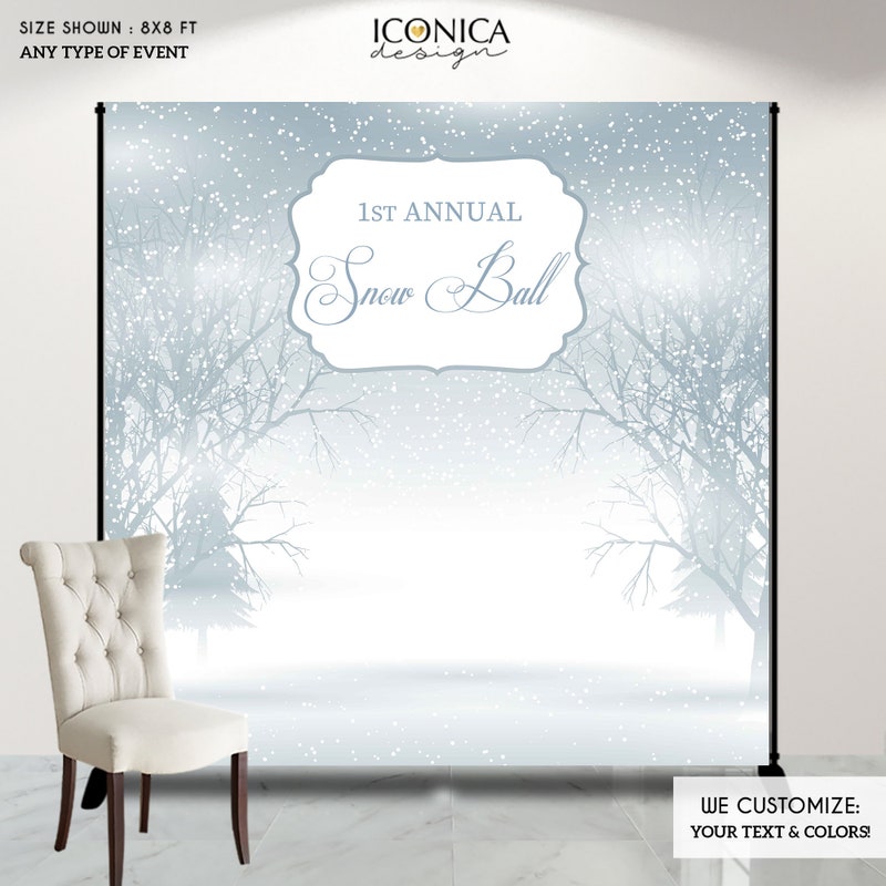 Winter Wonderland Backdrop - Etsy