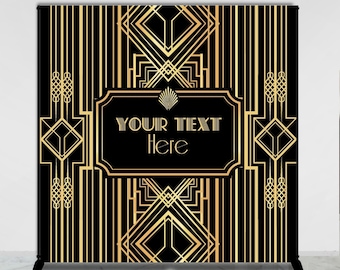 Great Gatsby Backdrop | Etsy