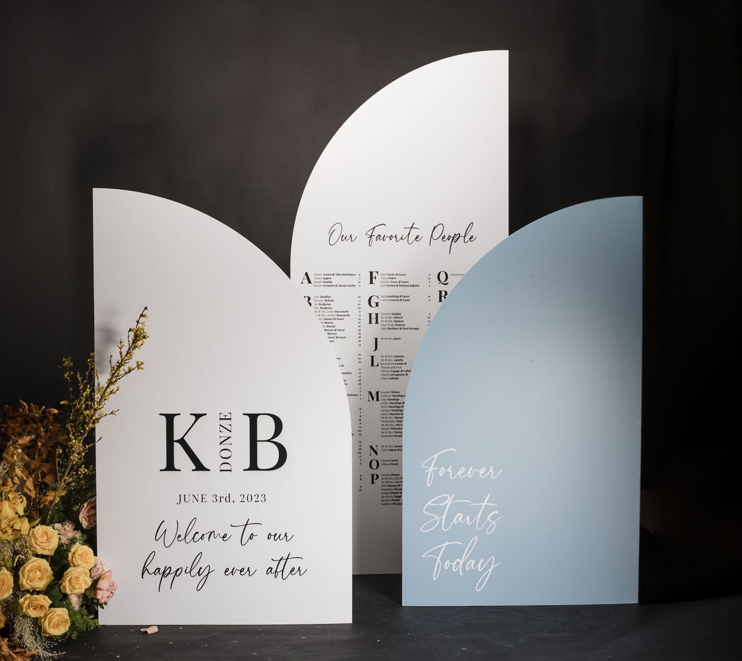 Arch Seating Chart Large Wedding Seating Chart Arched Panel With Easel ...