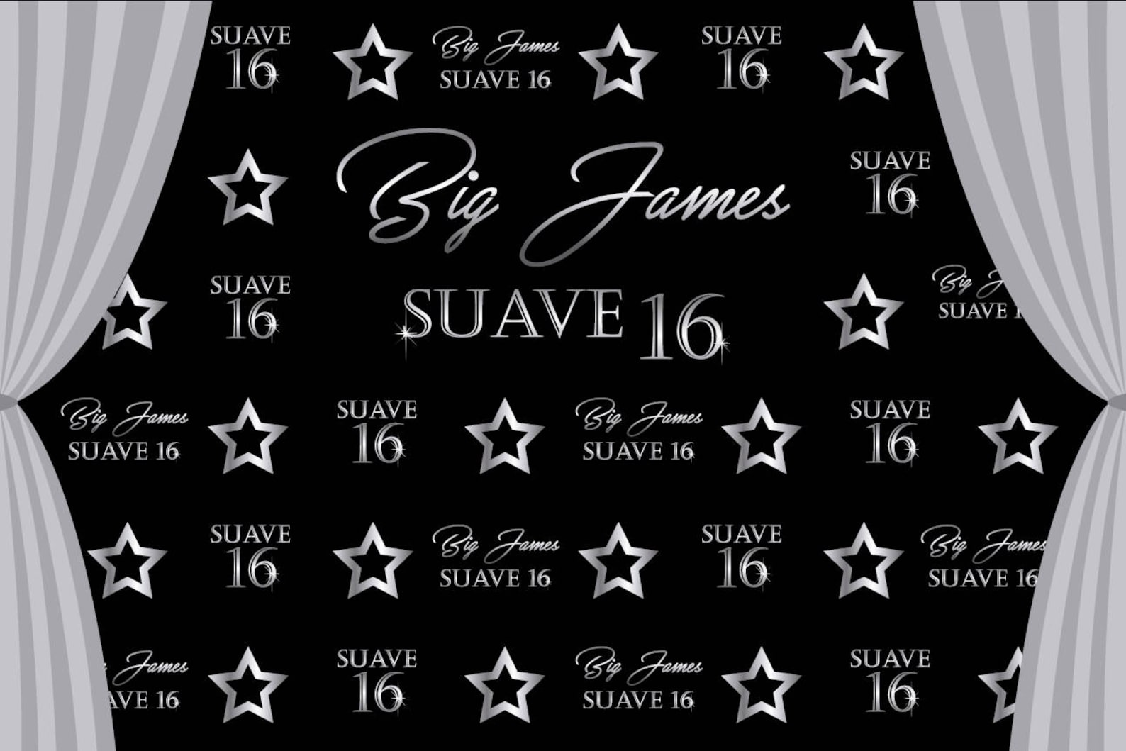 Hollywood Party Backdroppersonalized Movie Star Backdrop Red - Etsy