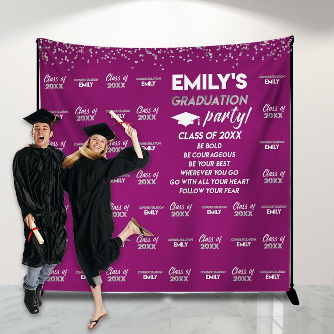 Graduation Photo Backdrop 2023 Personalized,class of 2023 Graduation ...
