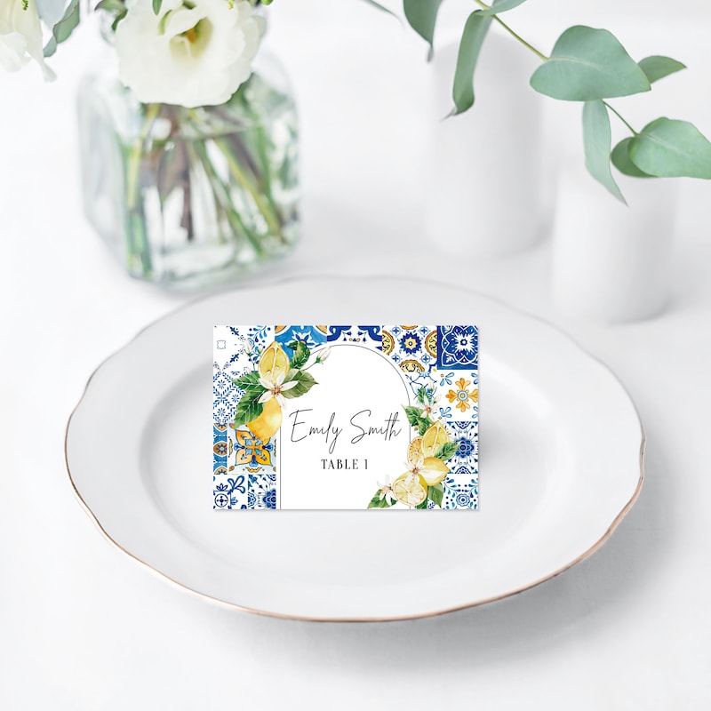 Lemon Placecards - Etsy