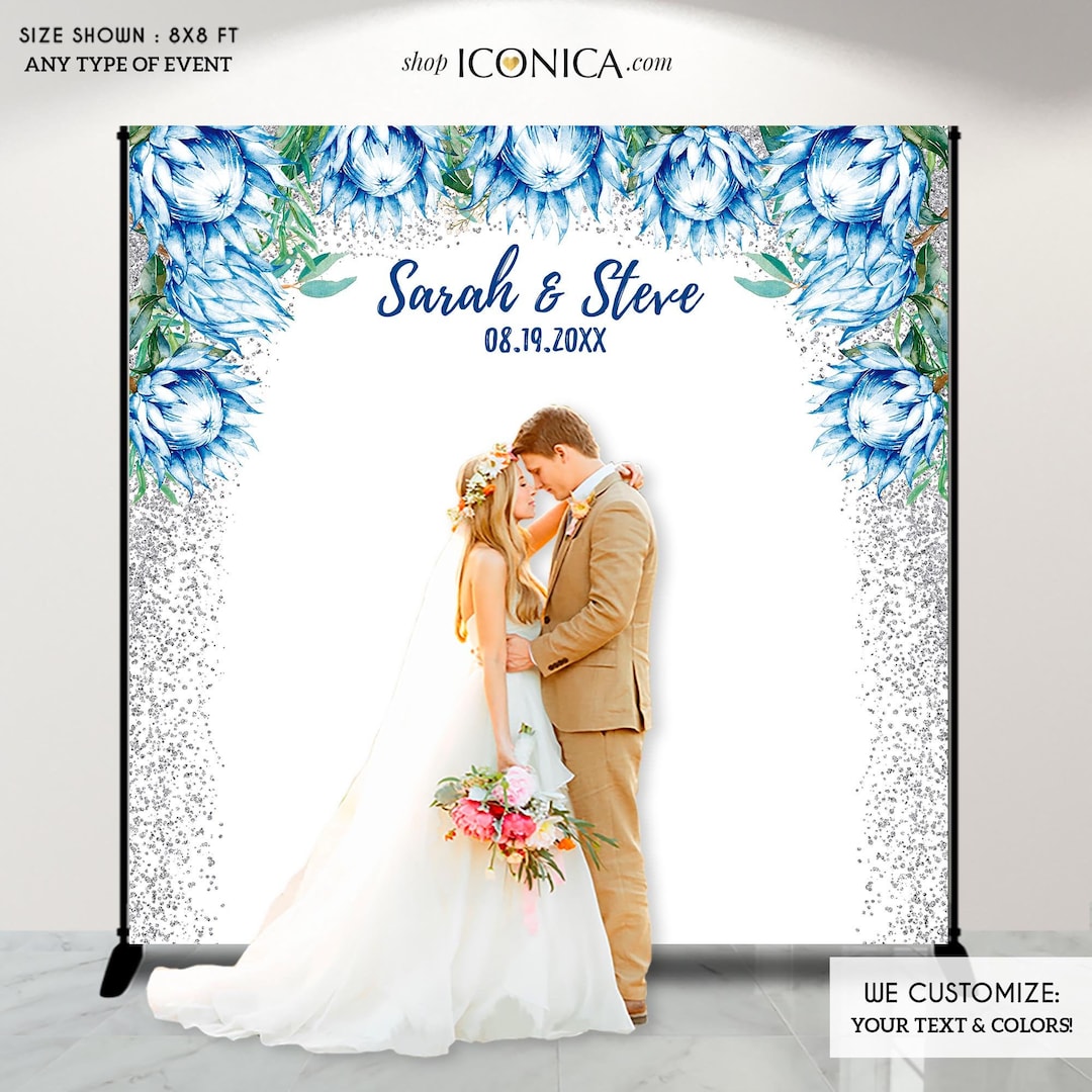 Wedding Photo Booth Backdrop, Custom Step and Repeat Backdrop ...