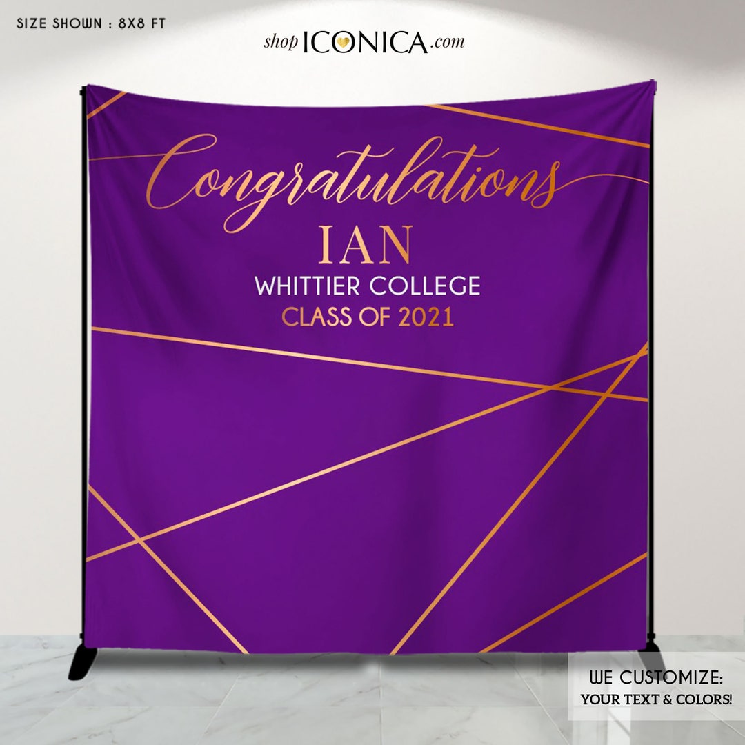 Graduation Backdrop 2023 Modern Graduation Photo Backdrop Printed ...