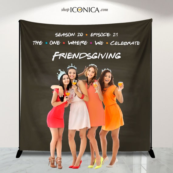 Friendsgiving Backdrop, Friendsgiving Decor, Friendsgiving Photo ...