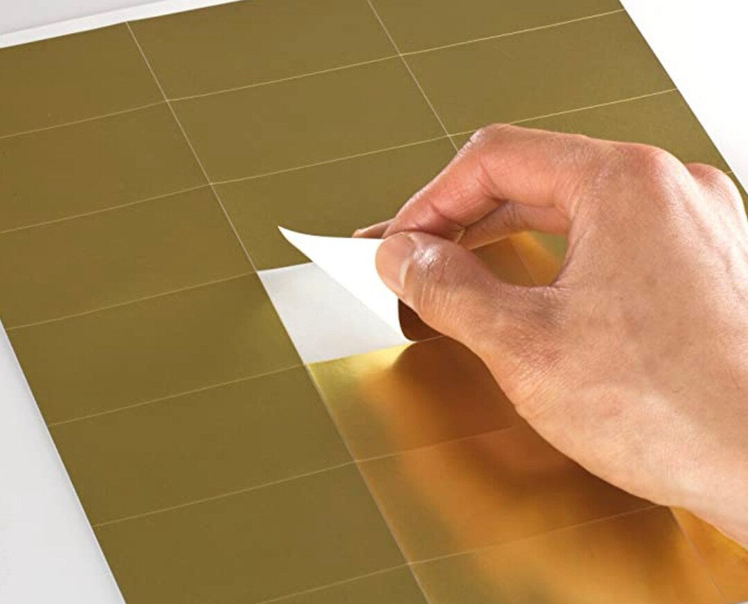 Real Foil Label Upgrade – Gold, Silver, or Clear Plastic - Etsy