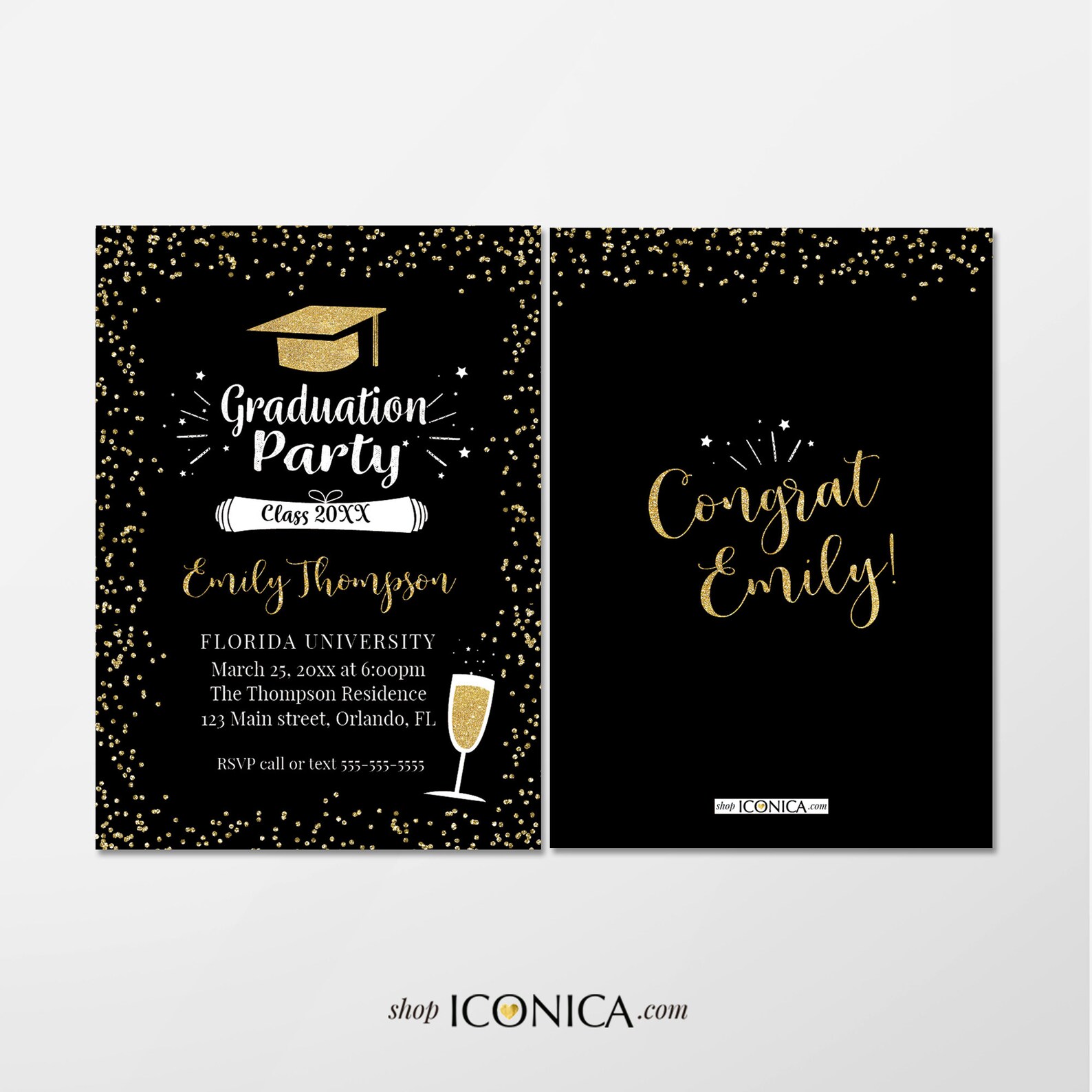 Graduation Party Invitation Virtual Grad Party Invitation we | Etsy