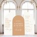 Arch Wedding Sign Decor Custom Large Wedding Signs Arched Panel With ...