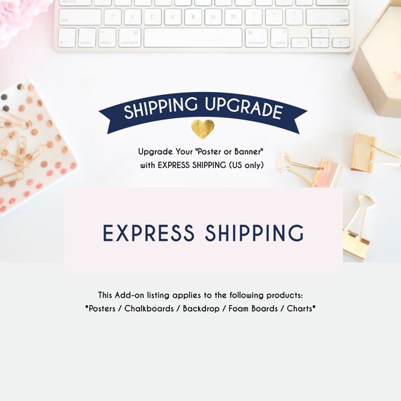 Express shipping Upgrade 3 days - Labels, Vinyl Banners 2.5x4 ft and ...