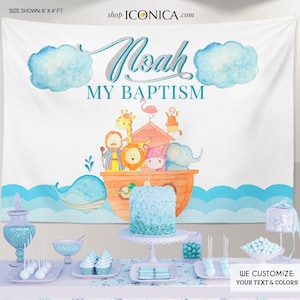Noah's Ark Menu Card - Printable Digital File or Printed Menus || Baby ...