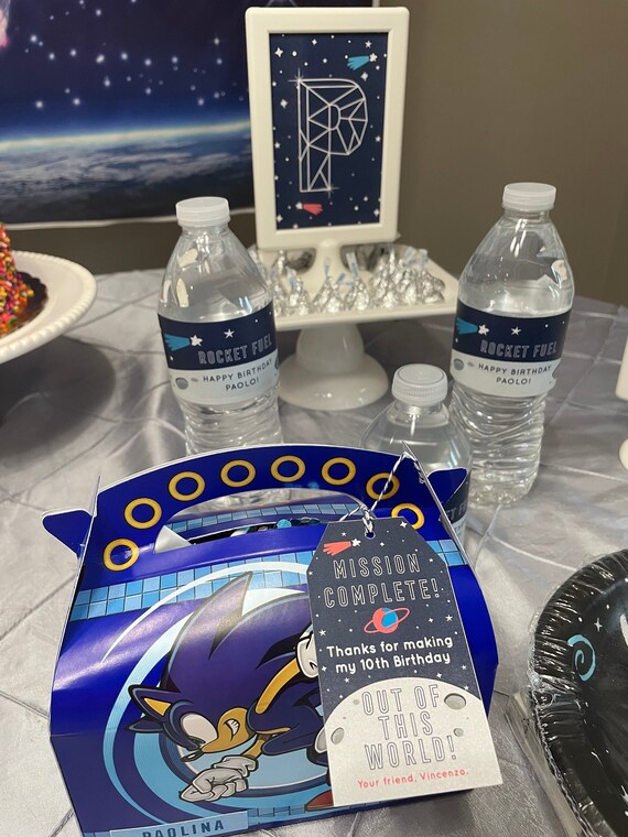 Galaxy Birthday Favor Tags, Space theme Thank You Tags,Outer Space Gift ...