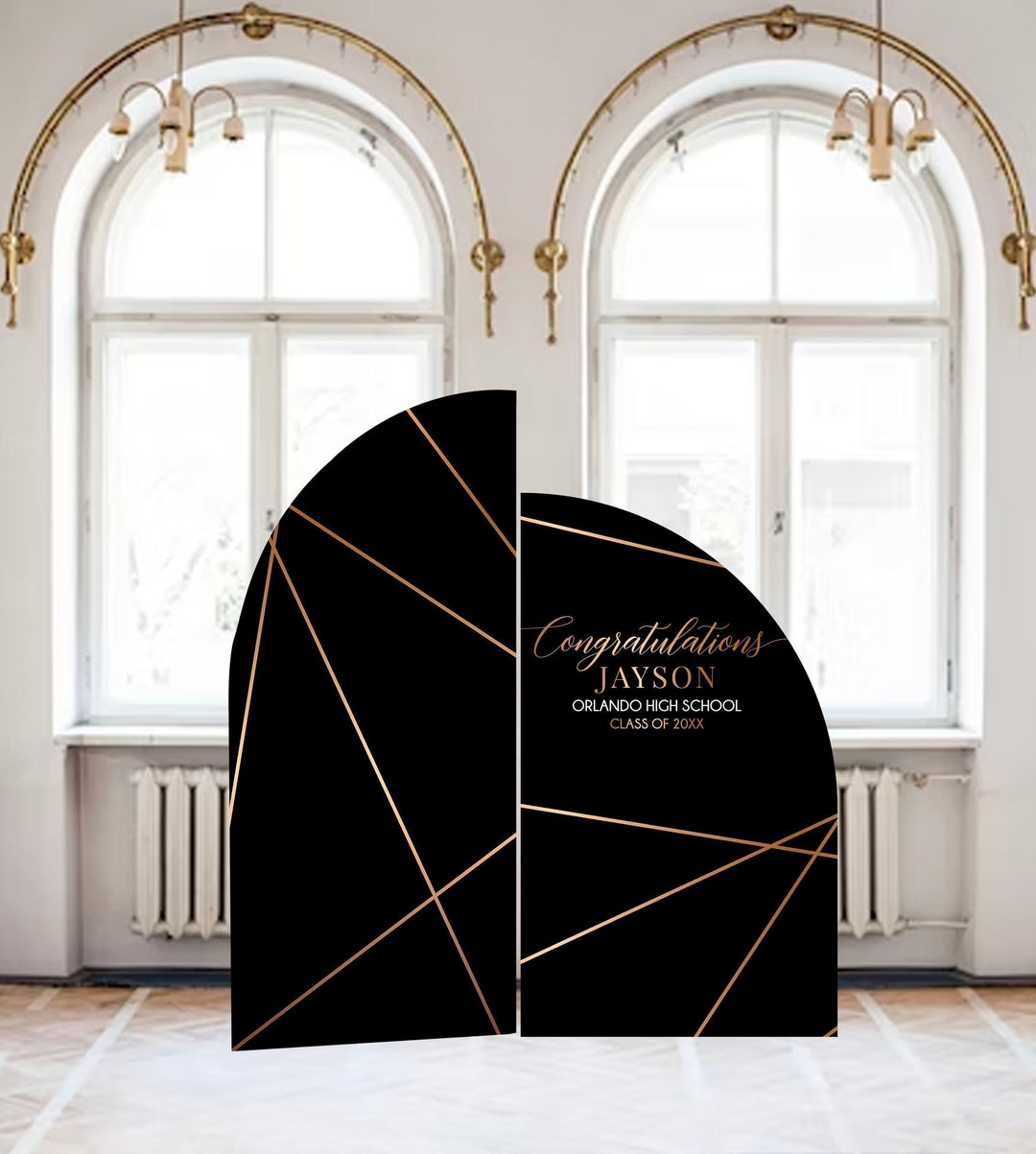 Graduation Large Arch Signs Arched Panel With Easel Entrance Sign Foam ...