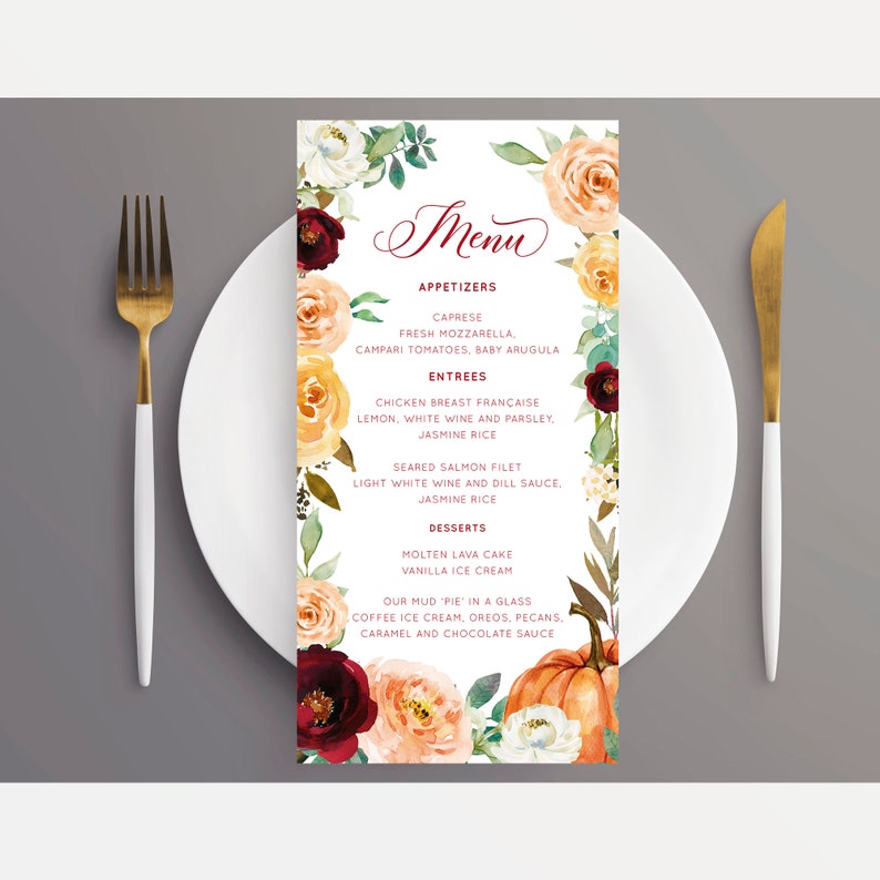 Fall in Love Backdrop Fall Bridal Shower Backdrop Personalized Fall ...