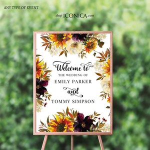 Sunflower Menu Card 9.25 X 4 Printed Menus, Rustic Wedding Menu Card ...
