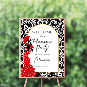 Personalized Flamenco Party Invitation, Fiesta Española (printed or ...