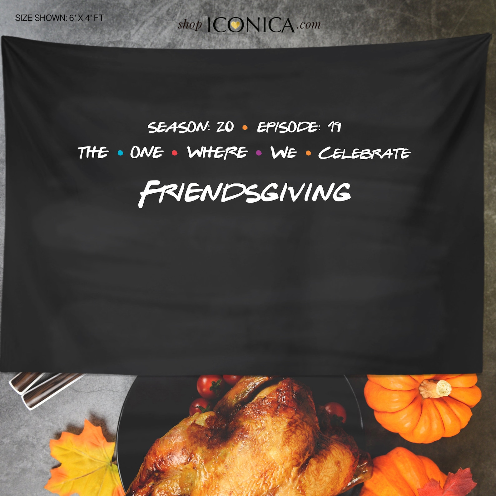 Friendsgiving Photo Backdrop, Custom Party Banner - Etsy