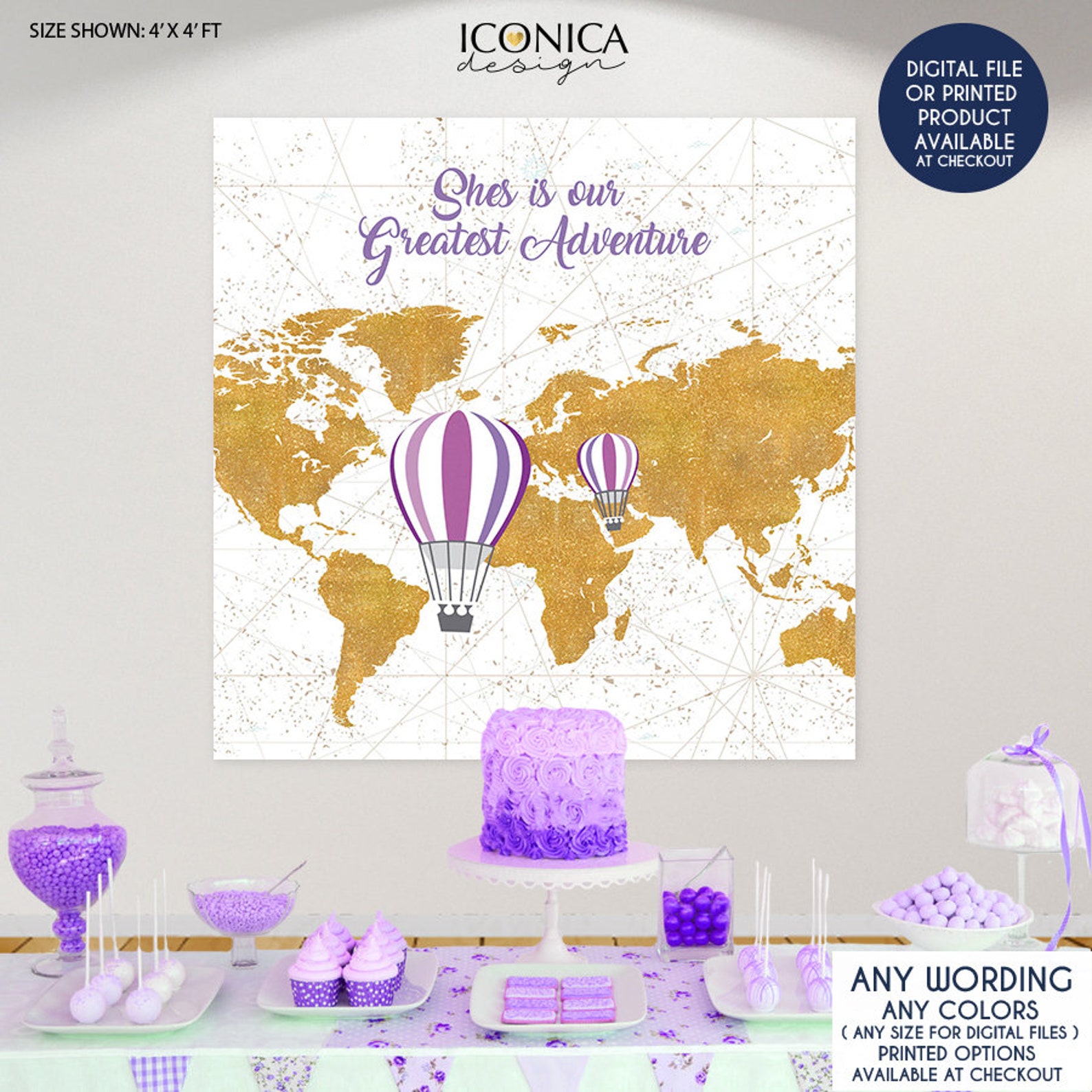 Travel and Adventure Party Decor Travel Themed Backdrop Hot - Etsy