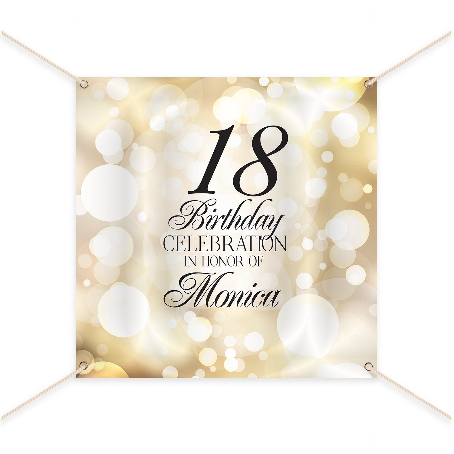 Birthday Backdrop Personalized18th Birthday Backdrop | Etsy