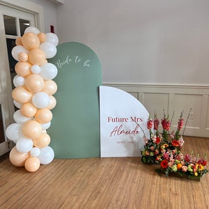 Bridal Shower Backdrop Arch for Engagement Party or Bridal Shower ...