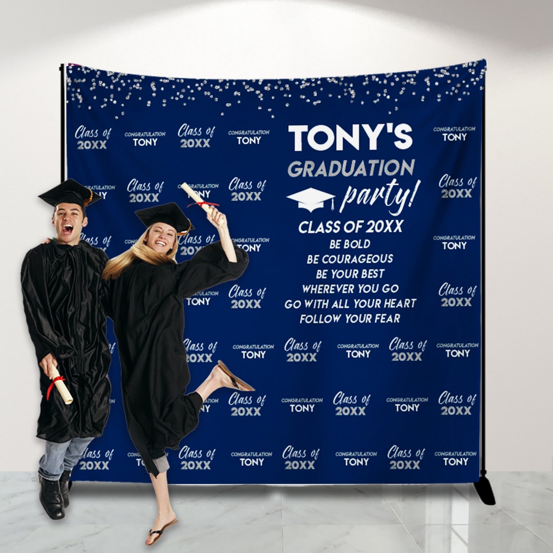 Graduation Photo Backdrop 2023 Personalized,class of 2023 Graduation ...
