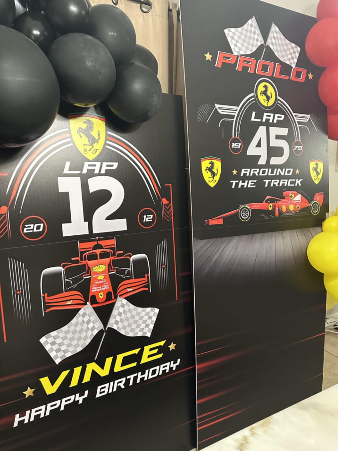 Formula 1 Birthday Backdrop, Racing Theme, Personalized Decoration - Etsy