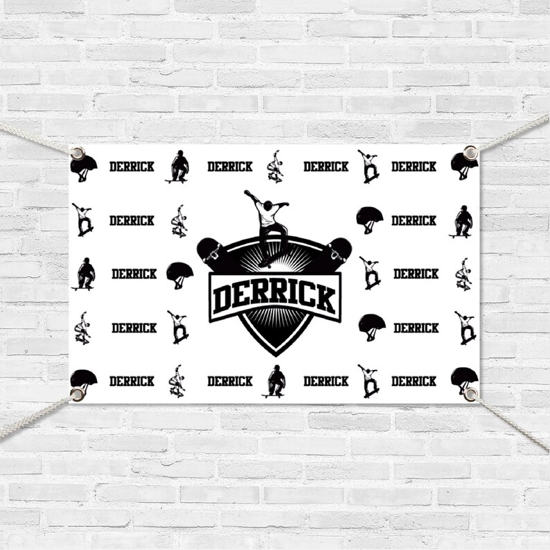 Skating Party Photo Booth Backdrop Custom Step and Repeat - Etsy